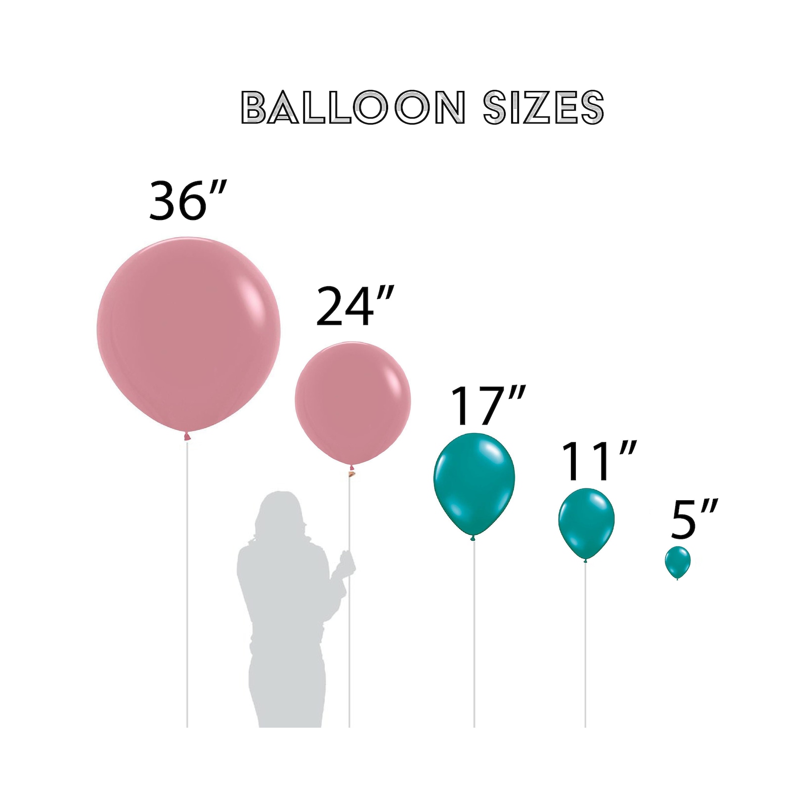 Giant 36 Balloons Latex Round Balloons Big Balloons 36 - Etsy