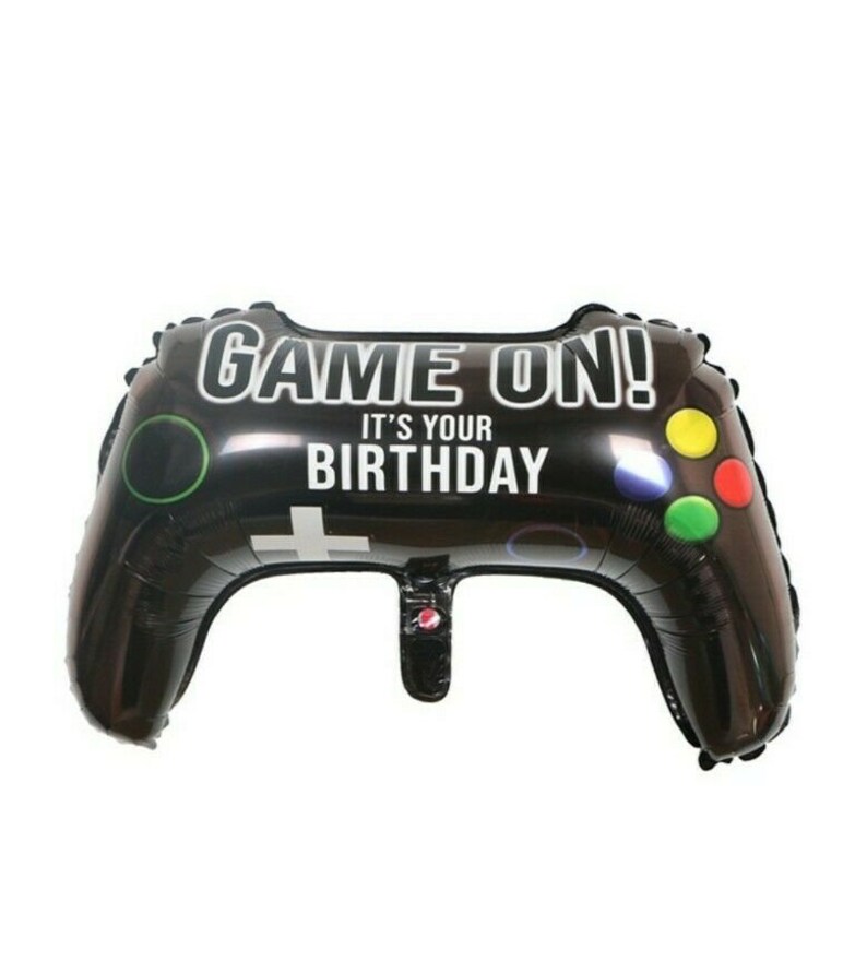 Video Game Controller Balloon, Video Game Party Decor HUGE Foil Gaming ...