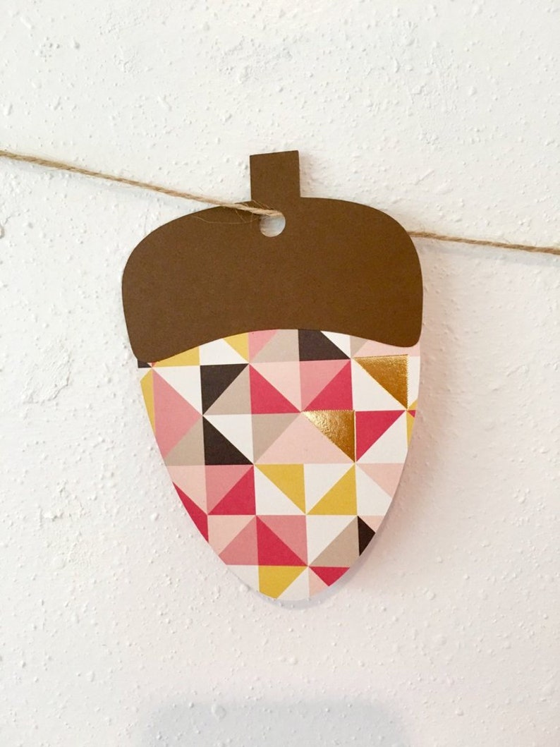 Thankful Banner Acorn Banner Fall Banners and Garlands Fall - Etsy