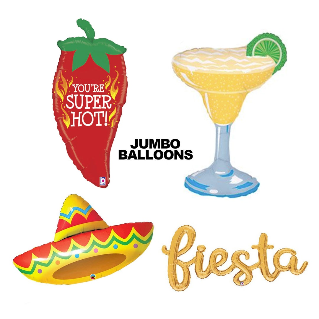 Super Hot Pepper Shape Balloon, You're Super Hot, Fiesta Margarita ...