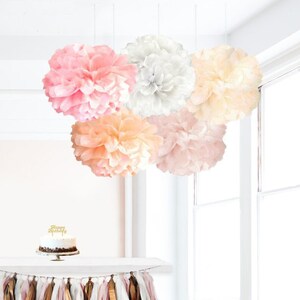 Spring Garland, Pastel Tassel Garland, Pastels, Light Pink, Mint, Lilac ...
