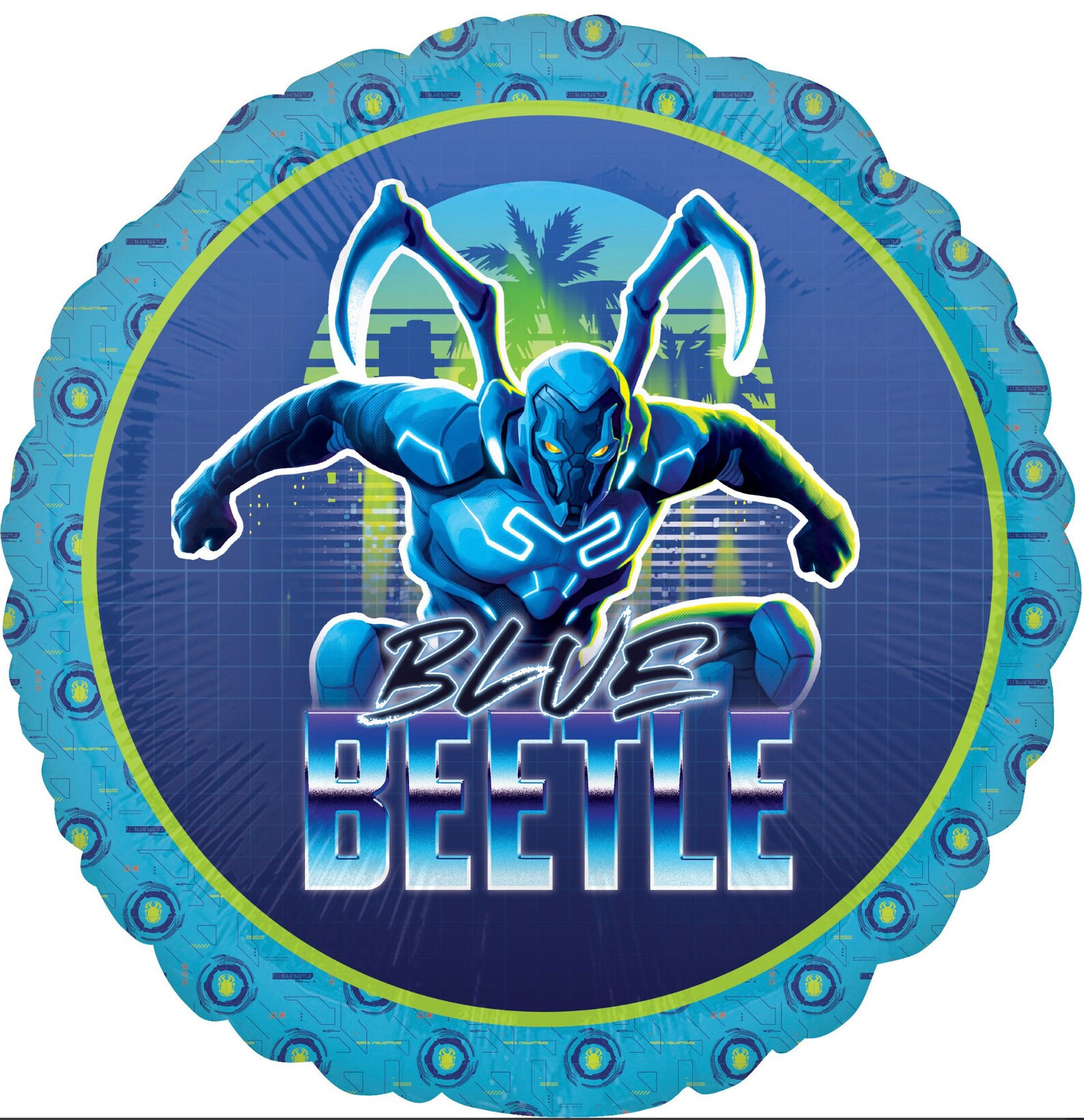 Blue Beetle Movie DC Comics Balloons and Party Decorations, Superhero ...