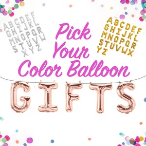 Script Letter Balloon, Custom Cursive Balloon Lettering, Silver and ...