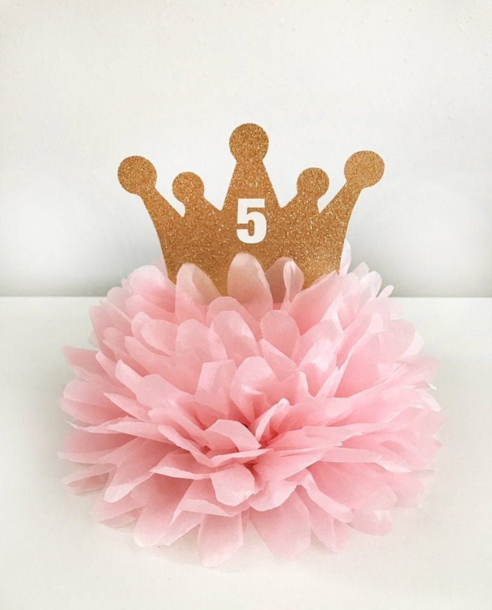 Glitter Gold Princess Crown Banner, First Birthday Banner, Crown Baby ...