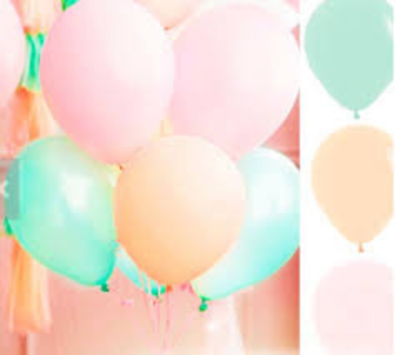 Blush Peach Balloons 36 Light Peach Balloons BIG Round - Etsy Canada