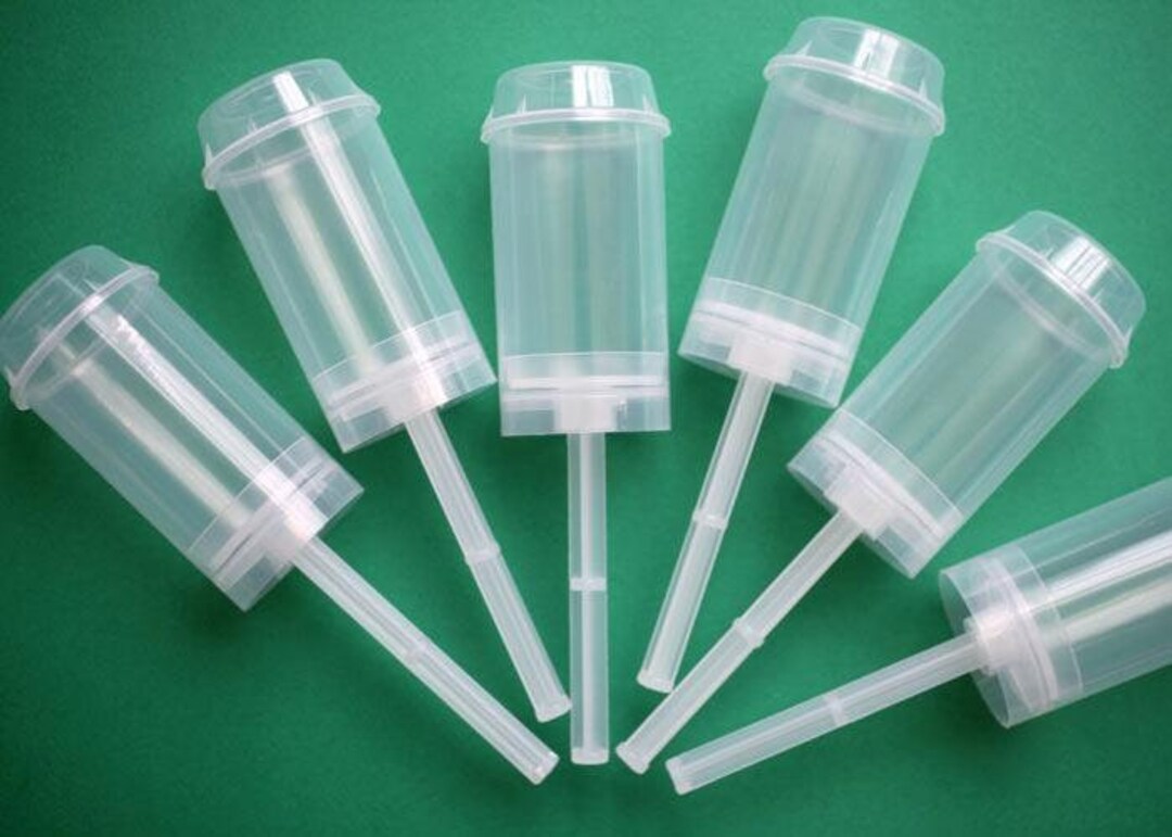 Push Pop Container 4- 10 -20 -40 Pack Clear Plastic Push Pops Confetti ...