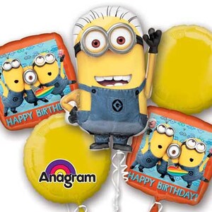 Minion Air Walker Balloon Huge 43 Rise of Gru Birthday Balloons, Foil ...