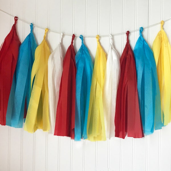 Red Yellow Aqua Blue - Etsy