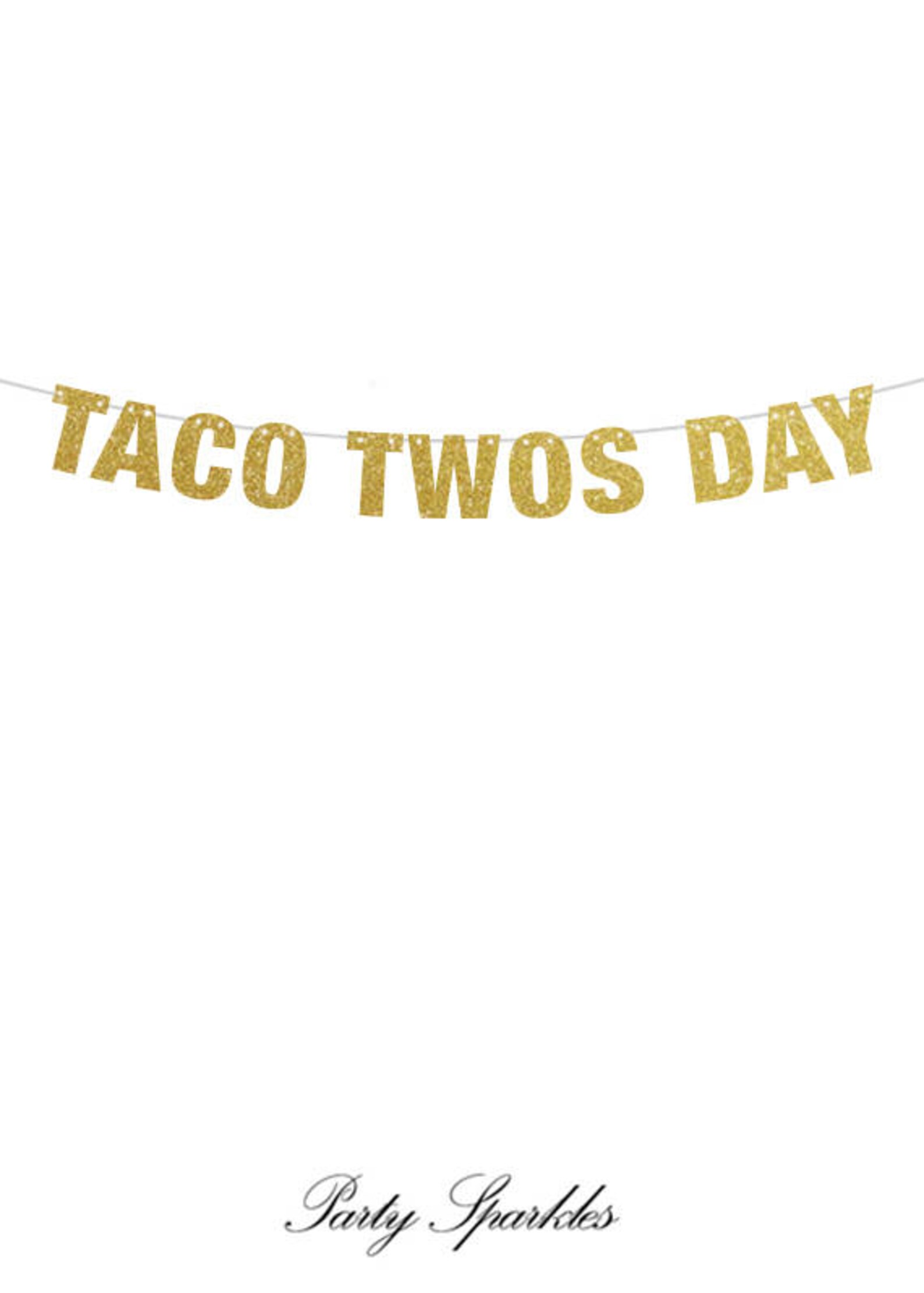 Taco Twos Day Banner, Taco Birthday Banner, Second Birthday Banner ...