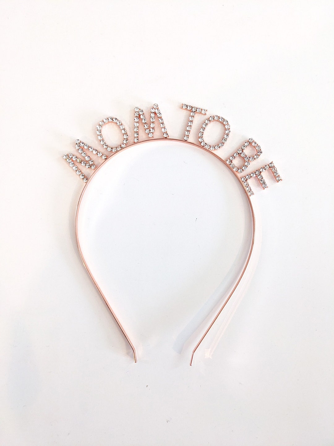 Mom to Be Headband, Baby Shower Gift for Mommy to Be, Rose Gold With ...