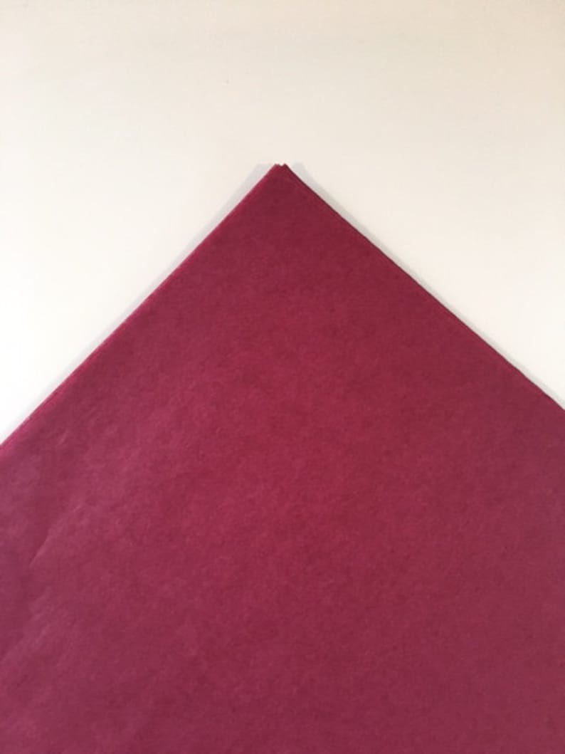 Burgundy Tissue Paper Sheets Bulk Maroon Tissue Paper - Etsy