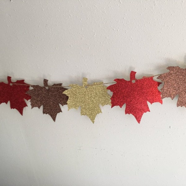 Fall Leaf Banner - Etsy
