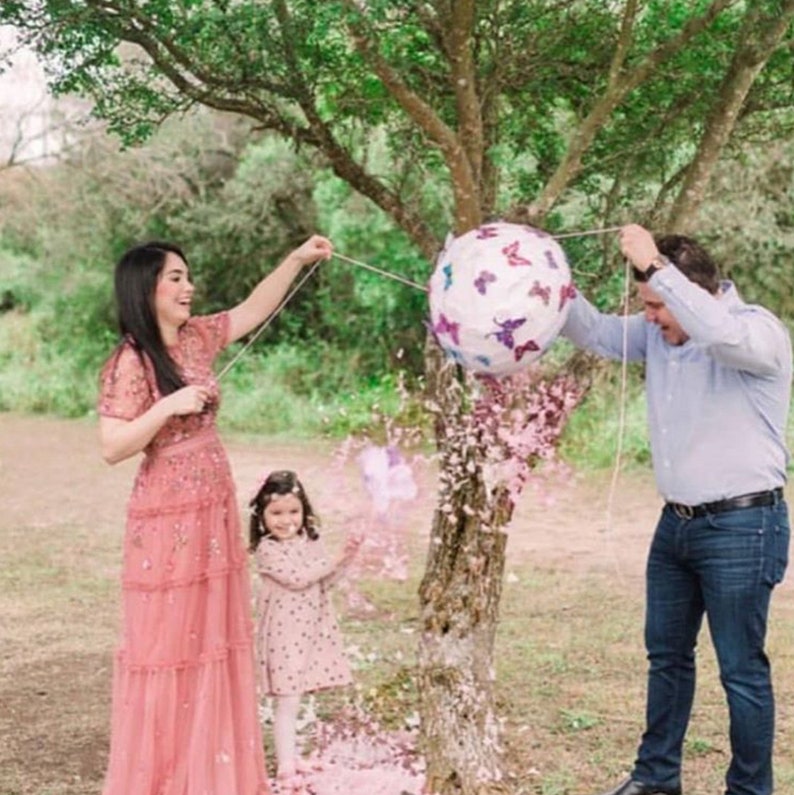 Gender Reveal Piñata Pull String or Bash Birthday Pinata - Etsy