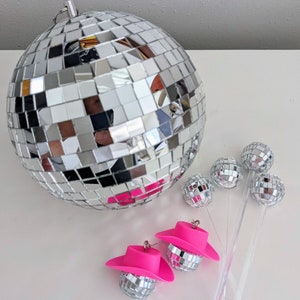 Disco Ball Roller Disco Party Decor, Disco Cowgirl Bachelorette Decor, Happy New Year Mirror ...