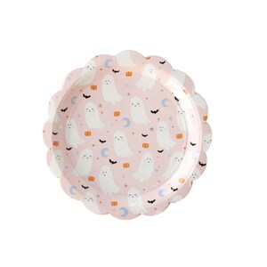 Pink Halloween Party Decor Kit Pastel Plates Napkins - Etsy