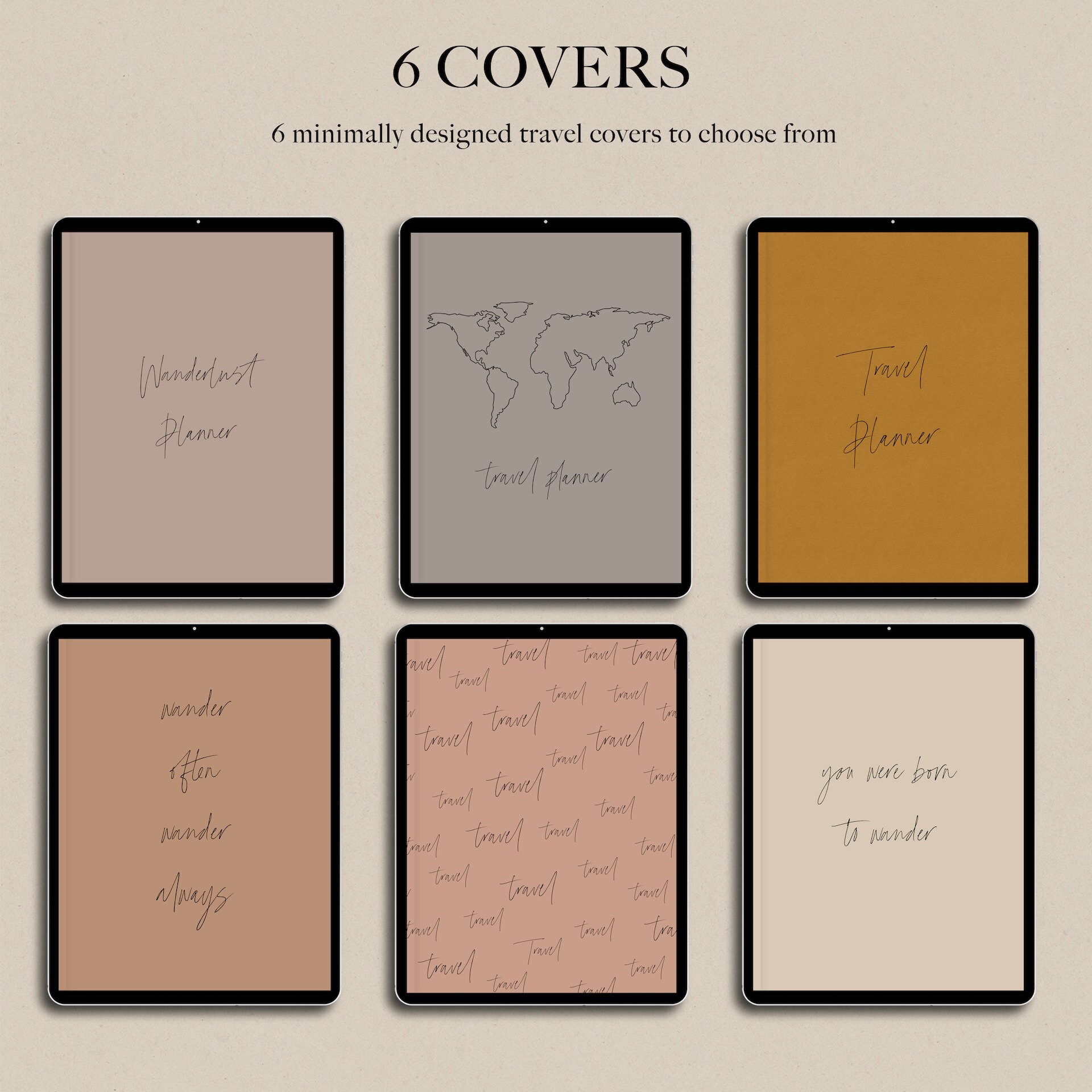 Digital Travel Planner, Goodnotes Planner for Ipad, Vacation Planner ...