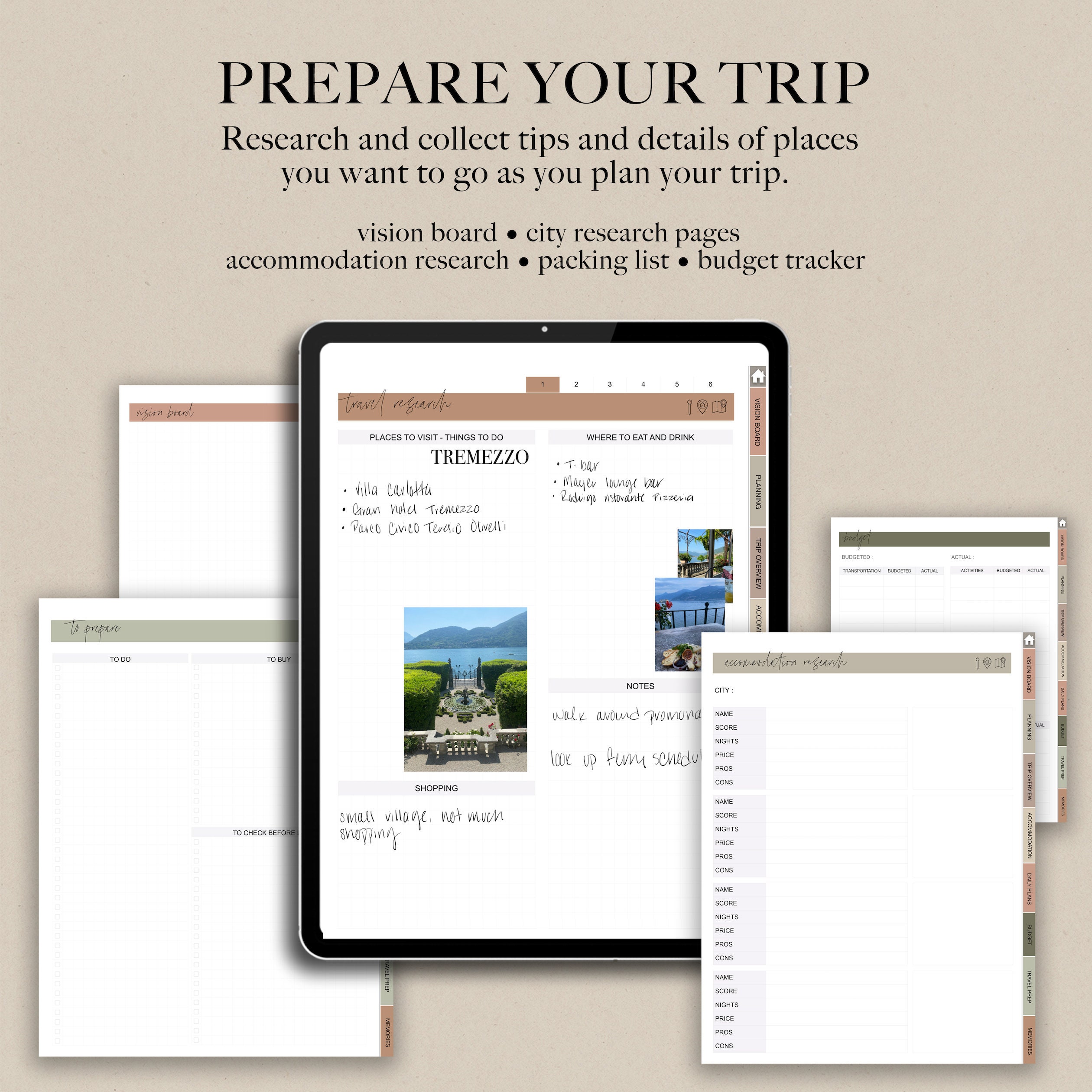Goodnotes Travel Planner, Vacation Planner, Travel Planner, Notability ...