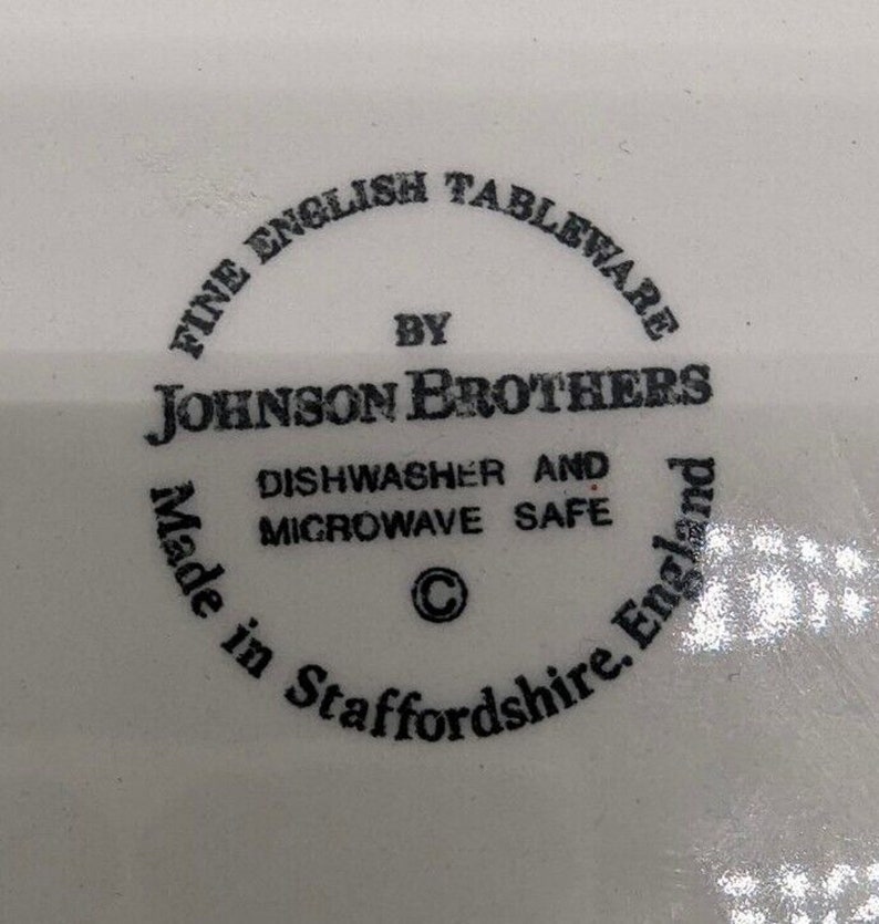 Johnson Brothers Regency 10 Round Covered Vegetable Dish White England ...