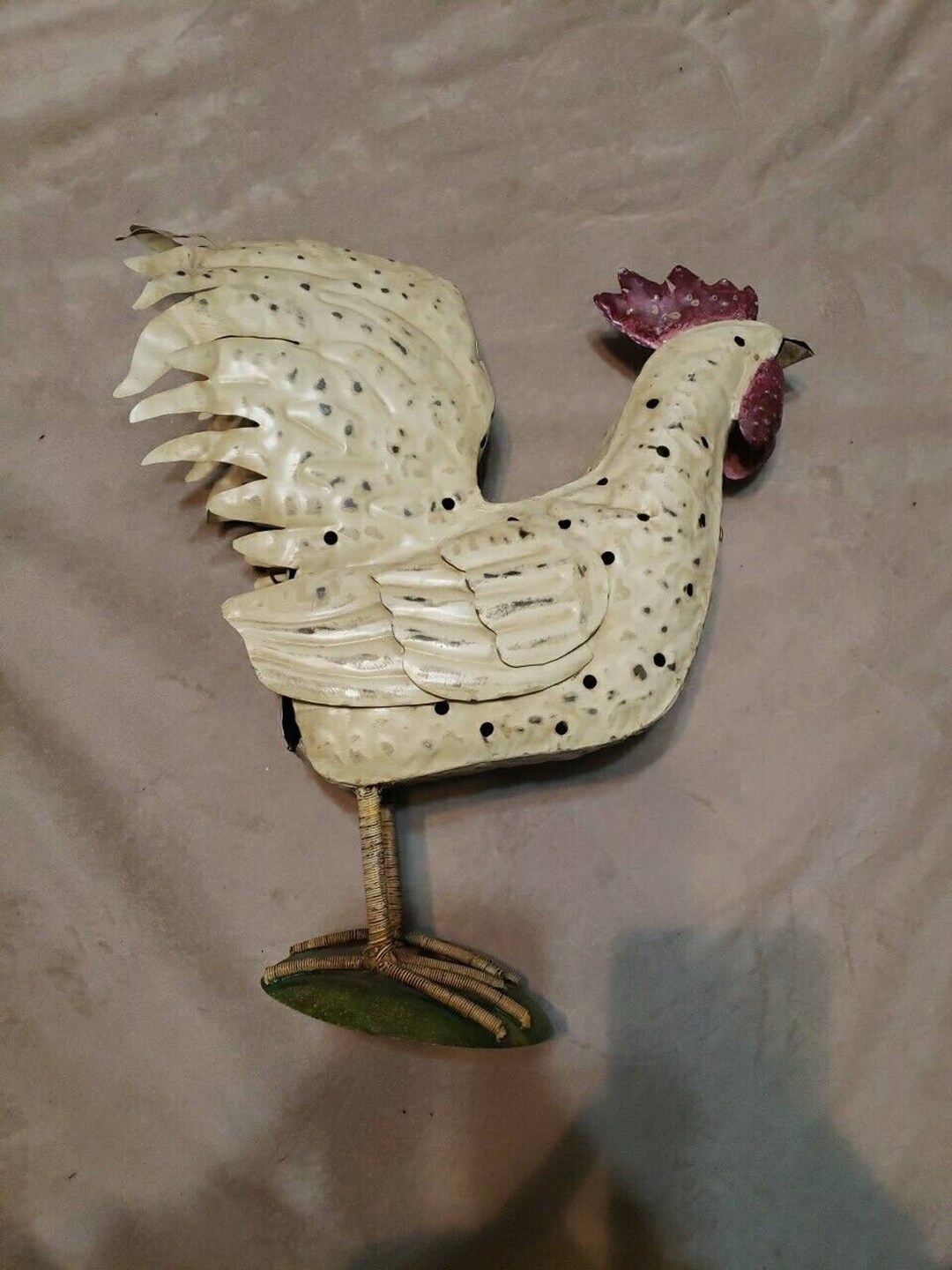 14 Metal Tea Light Holder Tin Blue Sky Rooster Country - Etsy