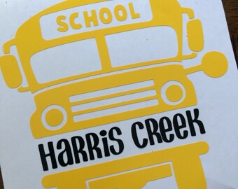 School bus stickers | Etsy
