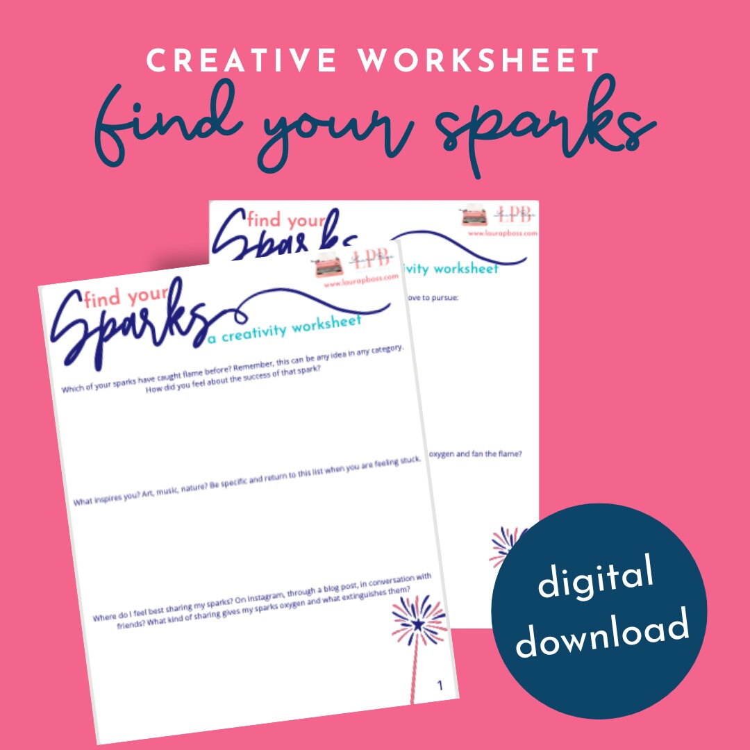 Find Your Sparks: A Printable Creative Worksheet - Etsy