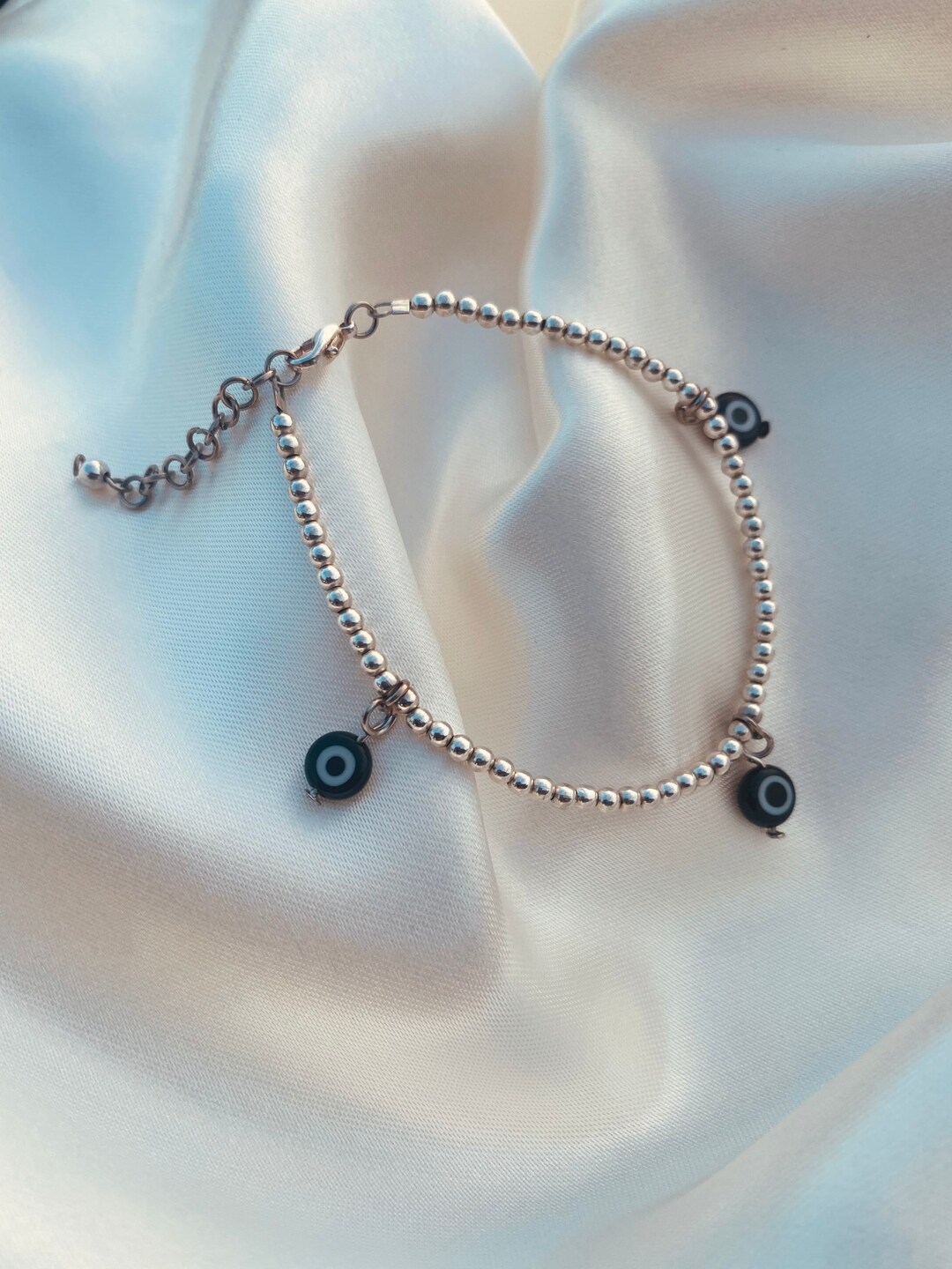 Evil Eye Curse Protection Bracelet - Adjustable Sizes - Etsy
