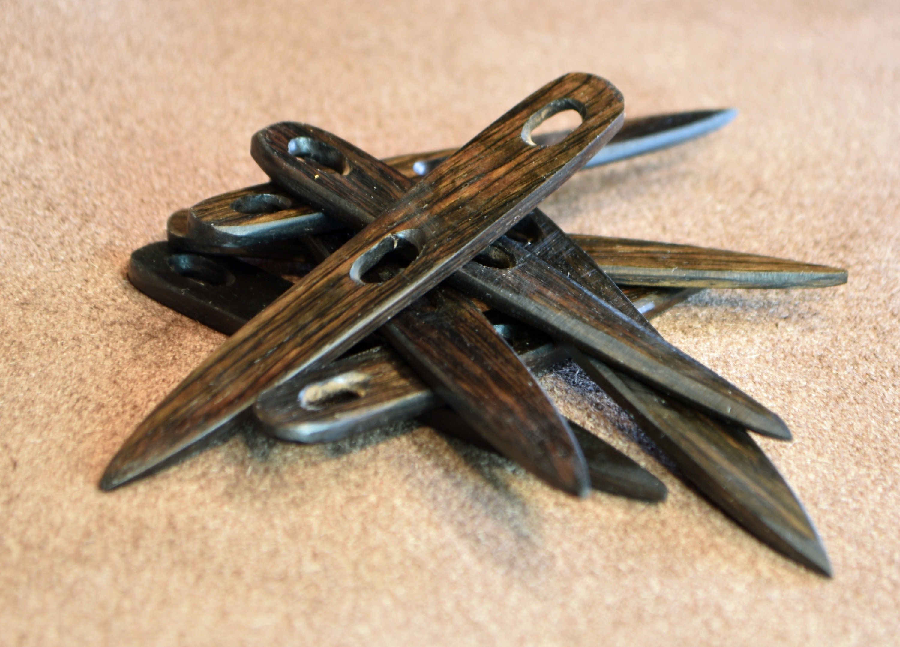 Viking Nalbinding needle African blackwood Nal binding | Etsy