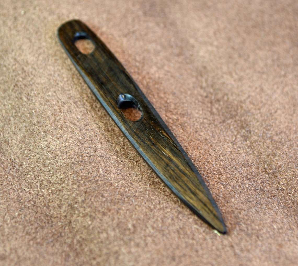 Viking Nalbinding Needle African Blackwood Nal Binding - Etsy