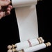 Small Blank Scroll Wooden Spindles Historic Style Blank Writing Paper ...