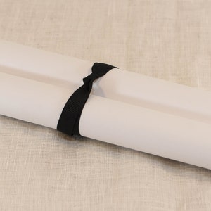 Large Blank Scroll With Large Wooden Knob Spindles; Historic Writing ...