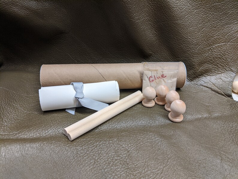 DIY craft kit for Blank Scroll historic style blank writing | Etsy