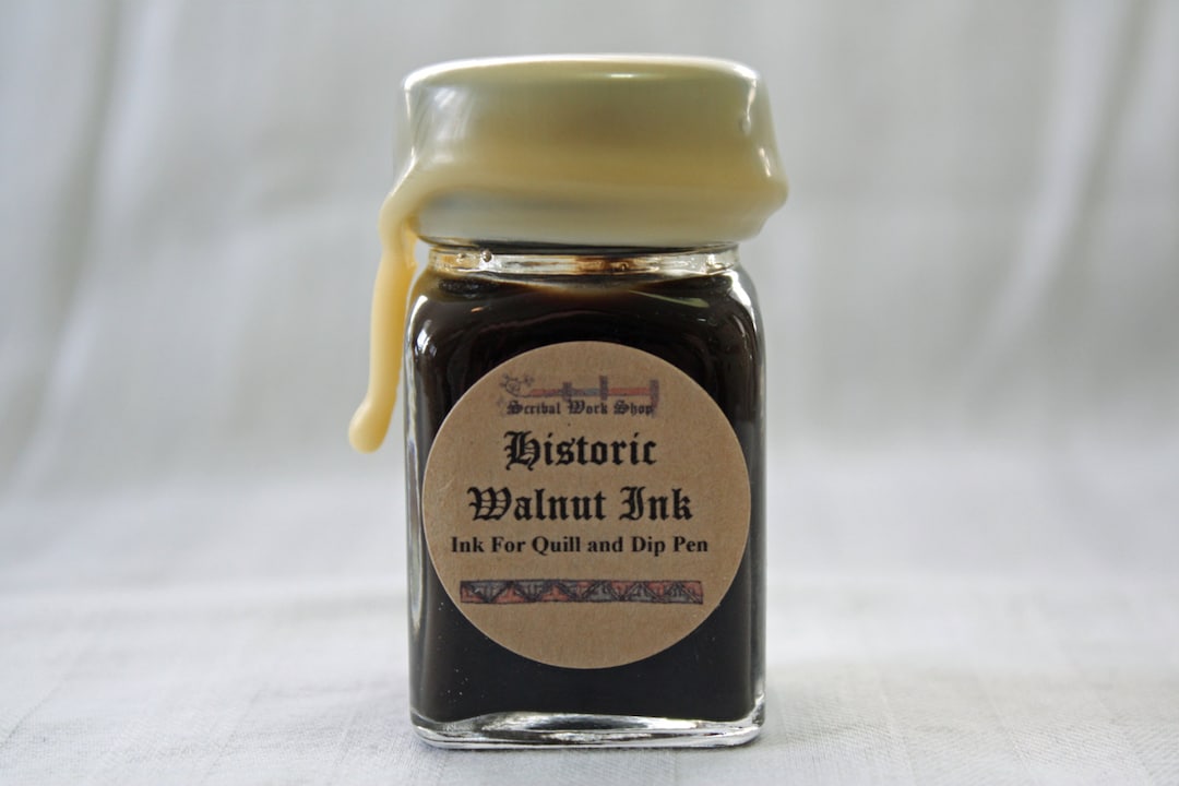 Black Walnut Historic Calligraphy and Drawing Ink, 1 Oz - Etsy