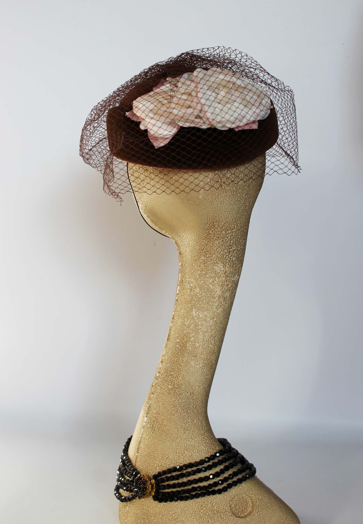 Vintage Formal Hat, Burlesque Hat, Races Hat, Wedding Hat, Ascot Hat ...