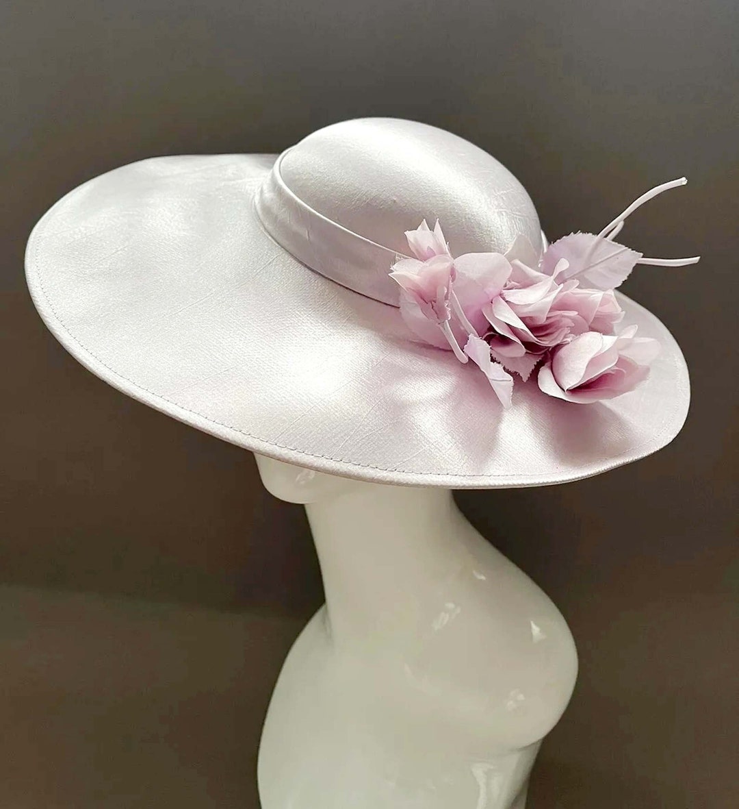 Vintage Formal Hat, Light Lilac Colour Hat, Races Hat, Wedding Hat ...