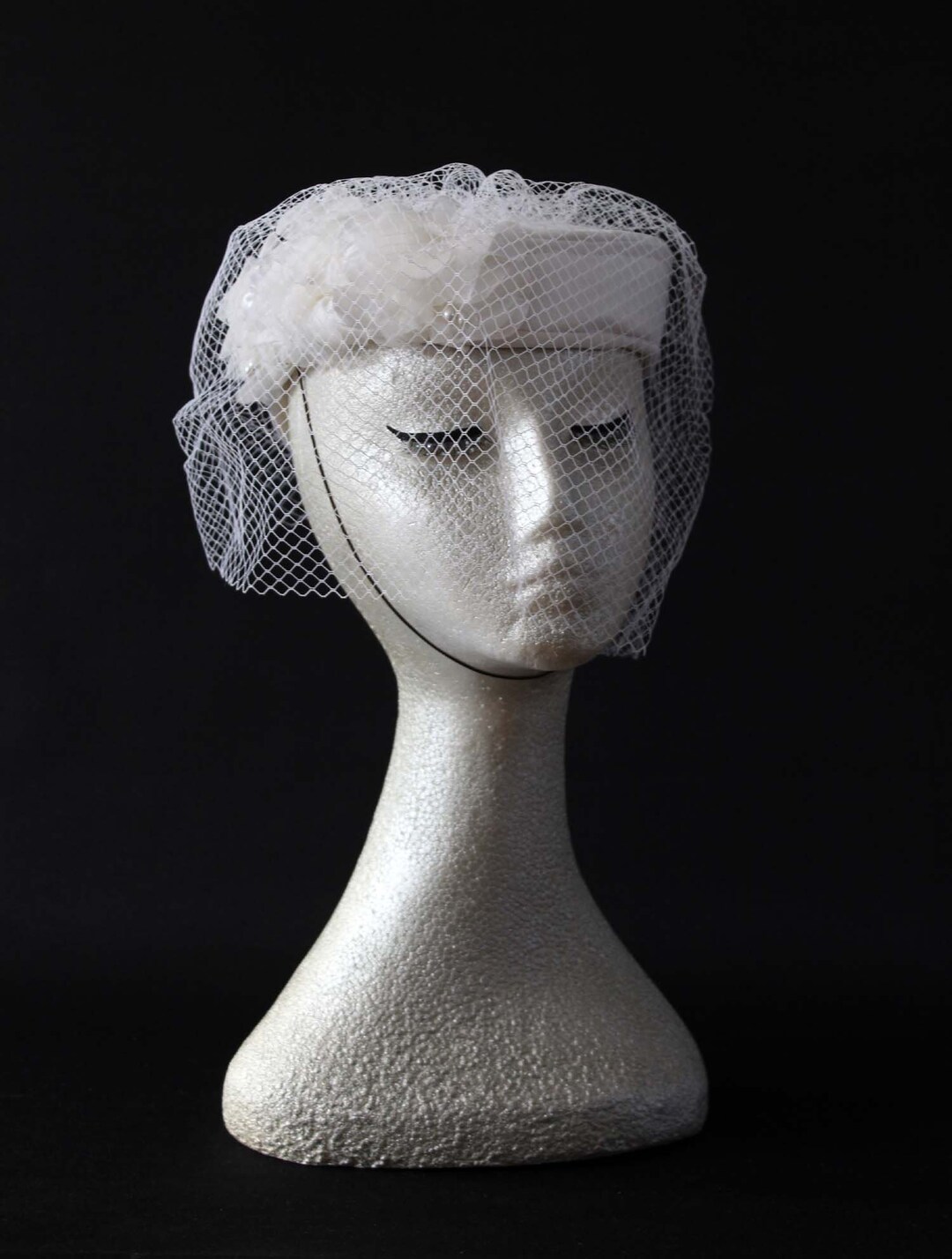 Vintage Formal Hat, Burlesque Hat, Races Hat, Wedding Hat, Ascot Hat ...