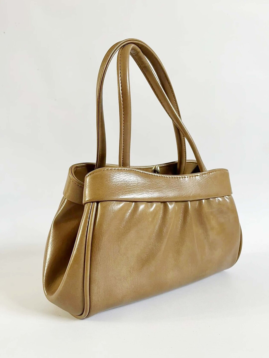 Vintage Patent Leather Handbag, Vintage Bag, Vintage 50s Purse, 1950s ...