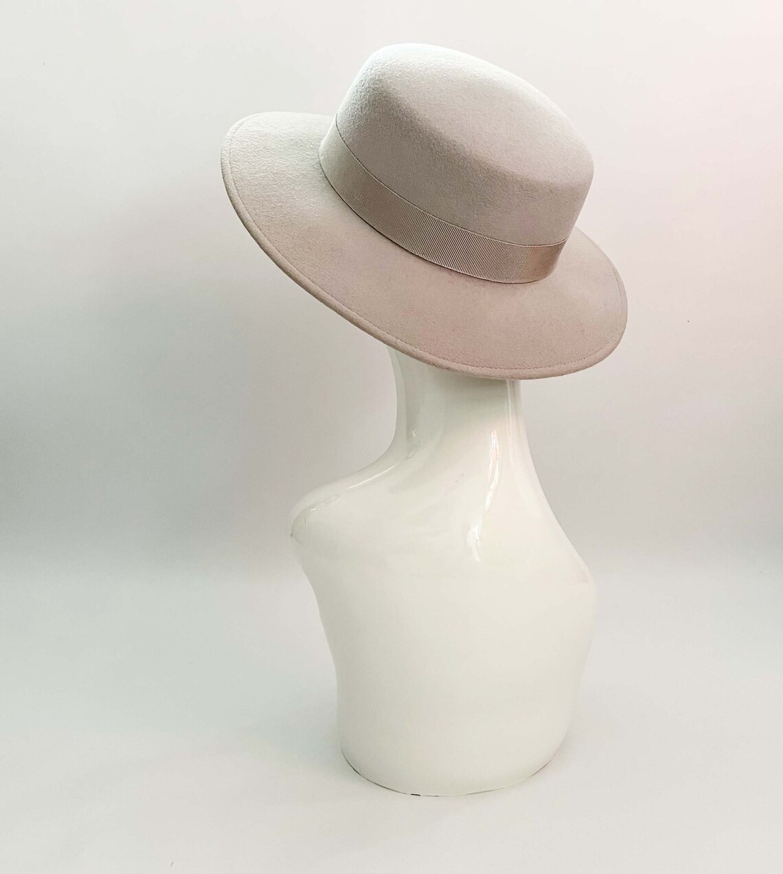 Vintage Formal Hat, Wool Hat, Races Hat, Wedding Hat, Ascot Hat, Church ...