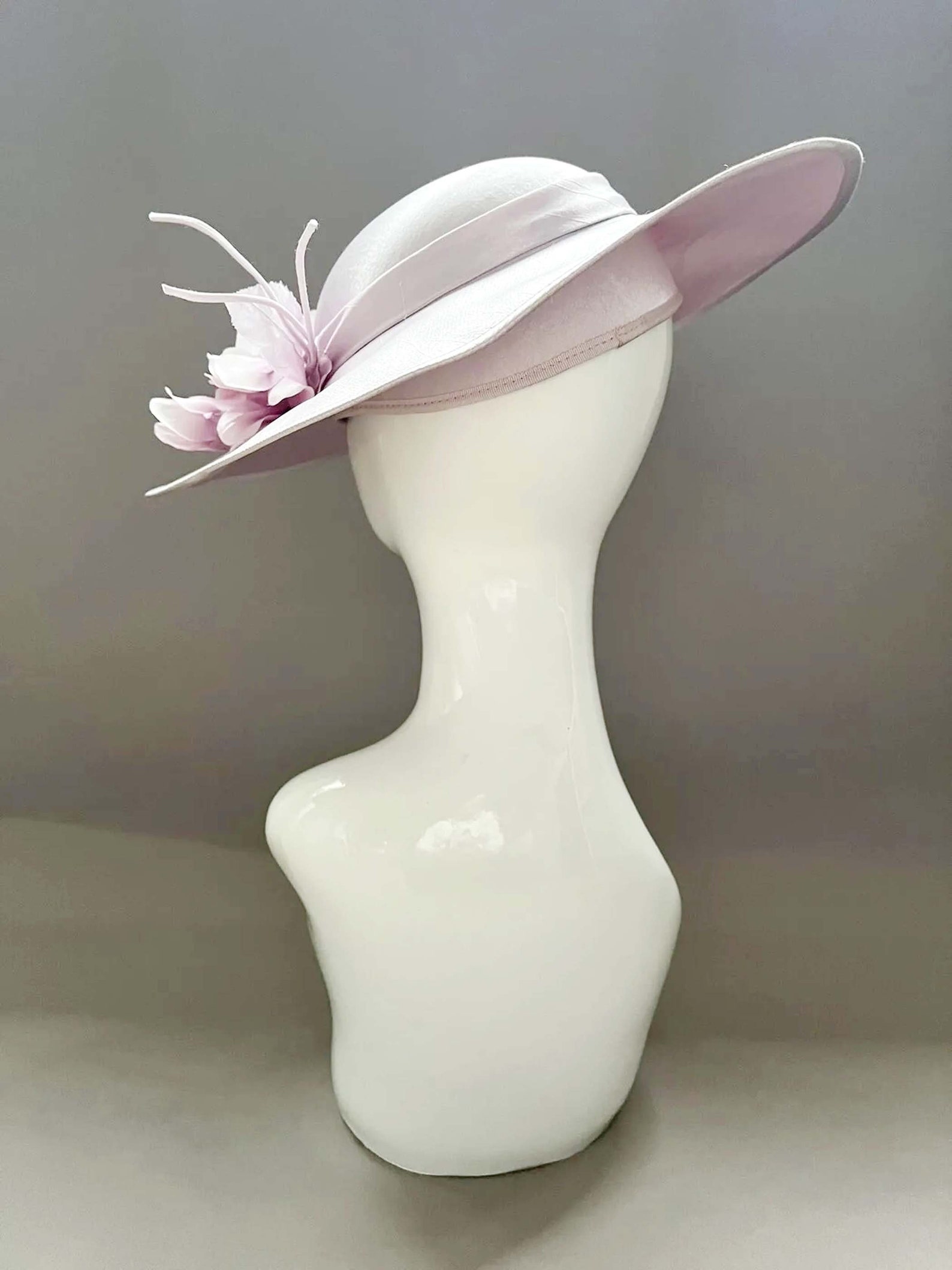 Vintage Formal Hat, Light Lilac Colour Hat, Races Hat, Wedding Hat ...