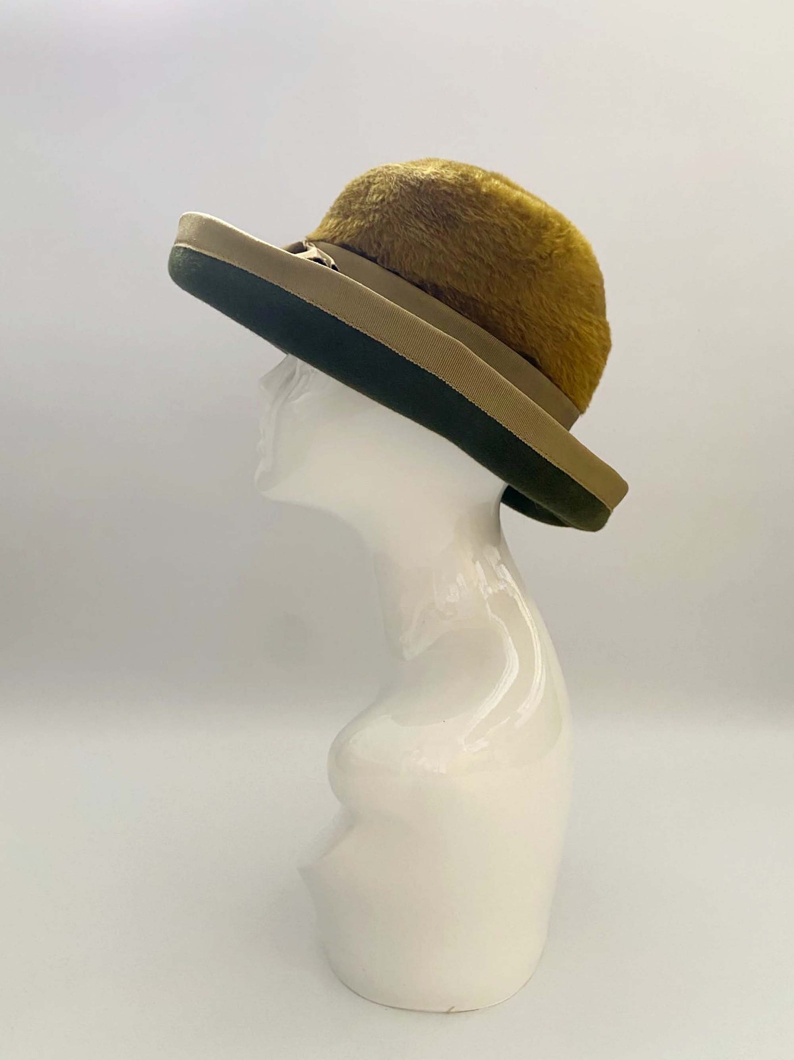 Vintage Green Wool Hat Burlesque Hat Races Hat Wedding Hat - Etsy