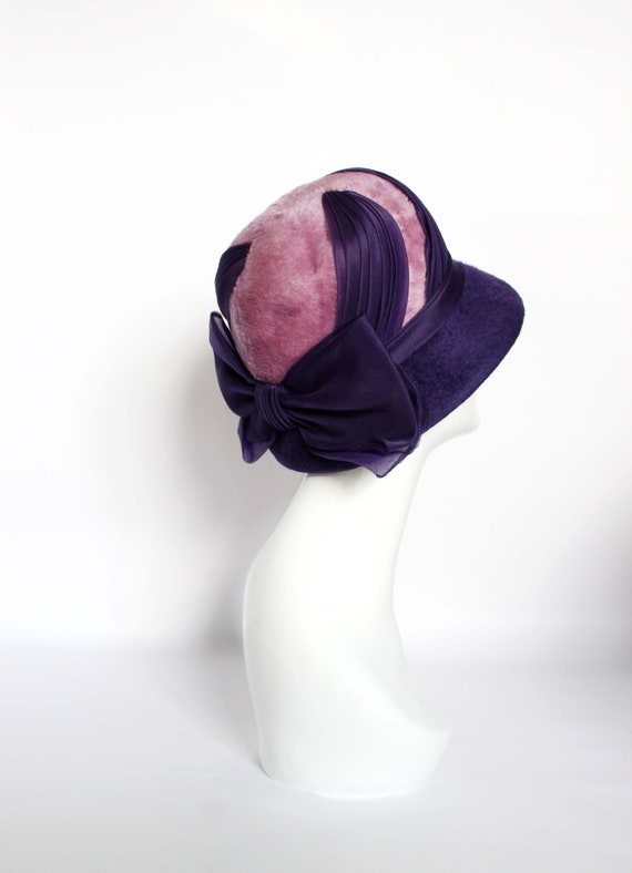 Vintage formal hat, burlesque hat, races hat, wedding… - Gem