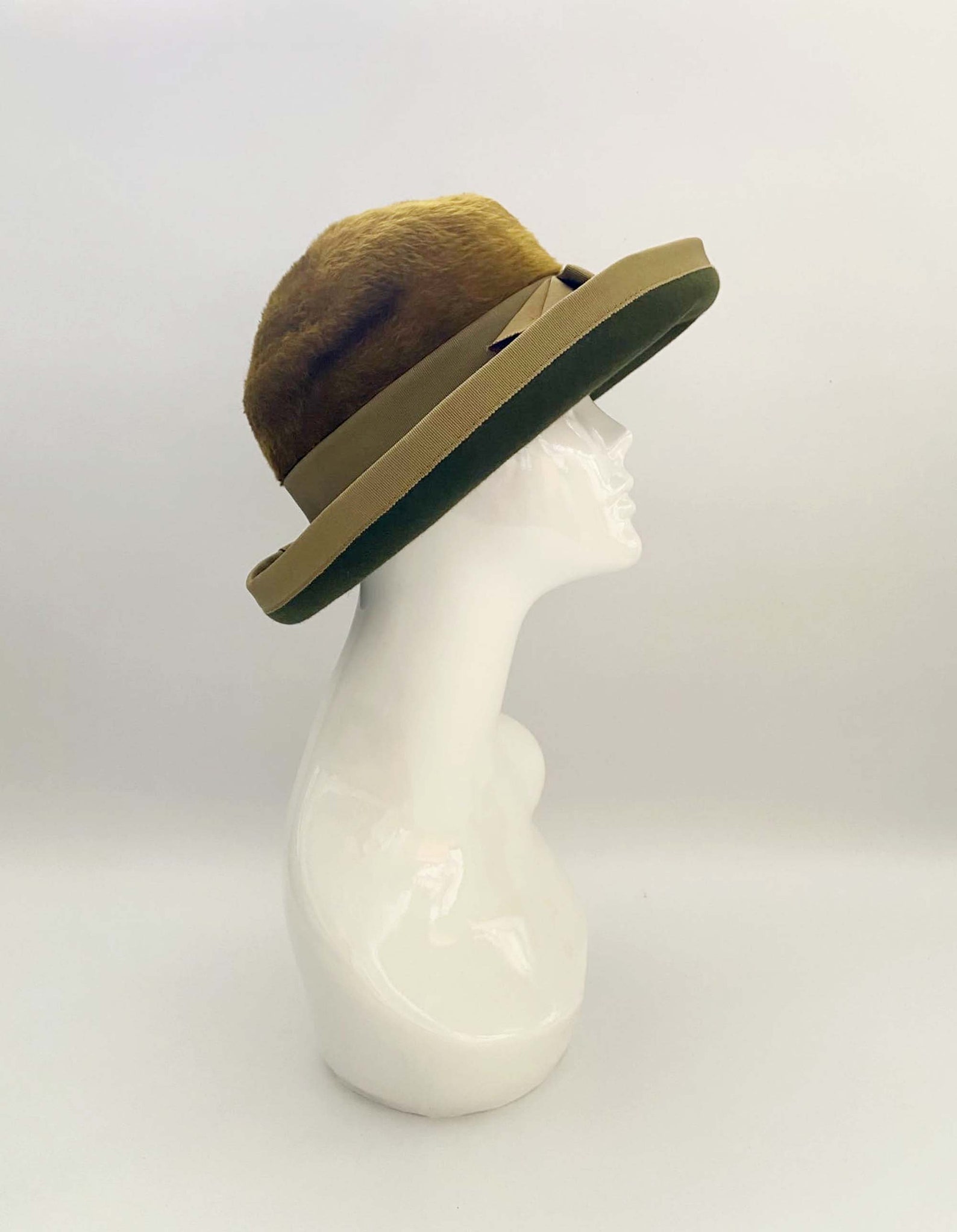 Vintage Green Wool Hat Burlesque Hat Races Hat Wedding Hat - Etsy