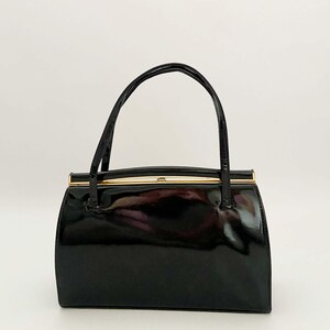 Vintage Faux Leather Handbag, Vintage Bag, Vintage 50s Purse, 1950s ...