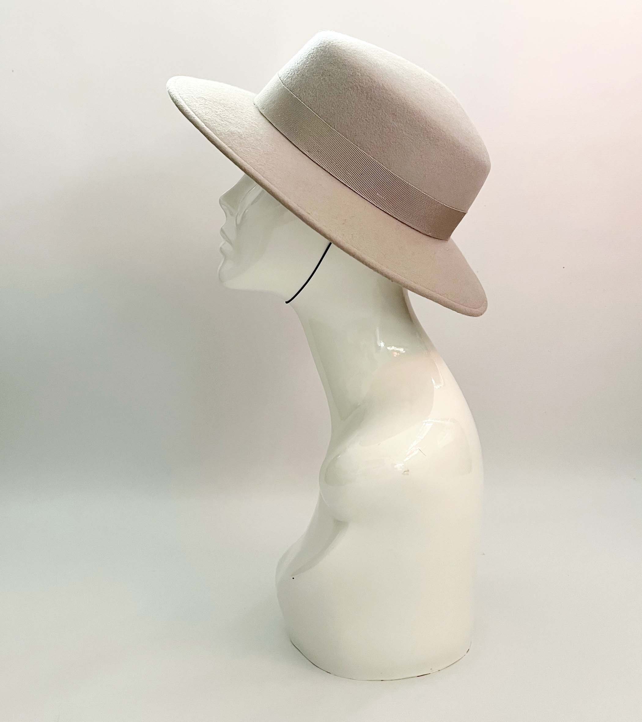 Vintage Formal Hat, Wool Hat, Races Hat, Wedding Hat, Ascot Hat, Church ...