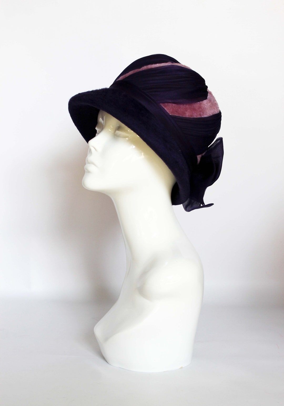 Vintage Formal Hat, Burlesque Hat, Races Hat, Wedding Hat, Ascot Hat ...