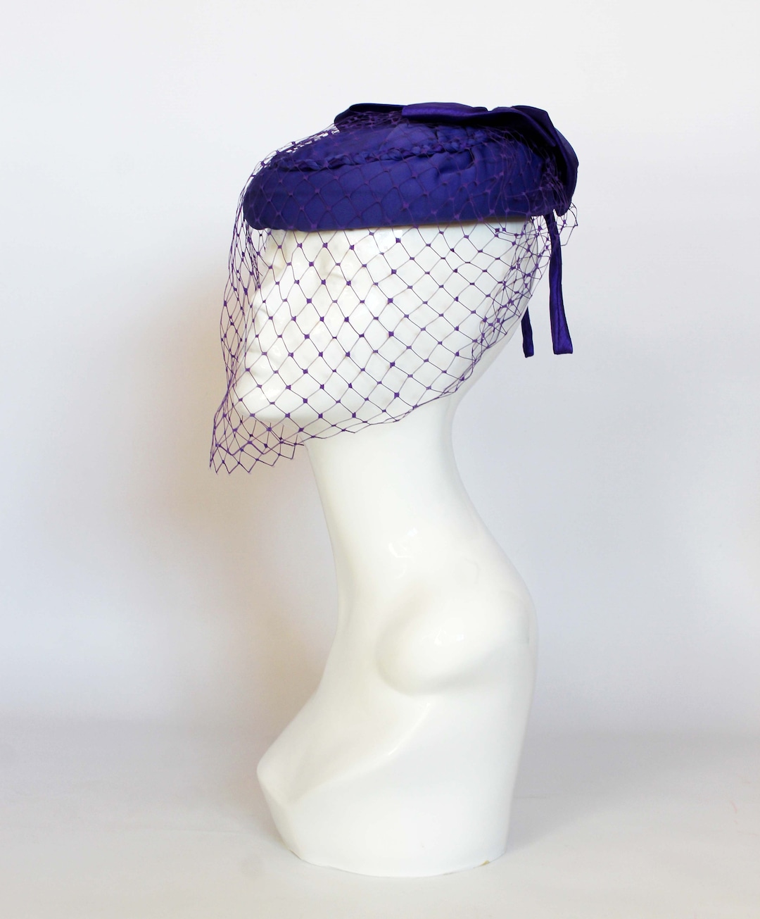 Vintage Formal Hat, Burlesque Hat, Races Hat, Wedding Hat, Ascot Hat ...