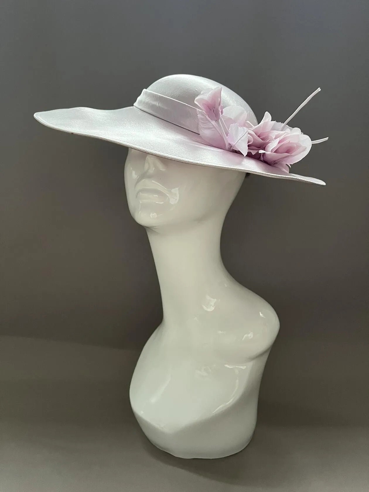 Vintage Formal Hat, Light Lilac Colour Hat, Races Hat, Wedding Hat ...