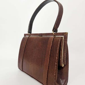 Vintage Real Leather Handbag, Vintage Bag, Vintage 50s Purse, 1950s ...