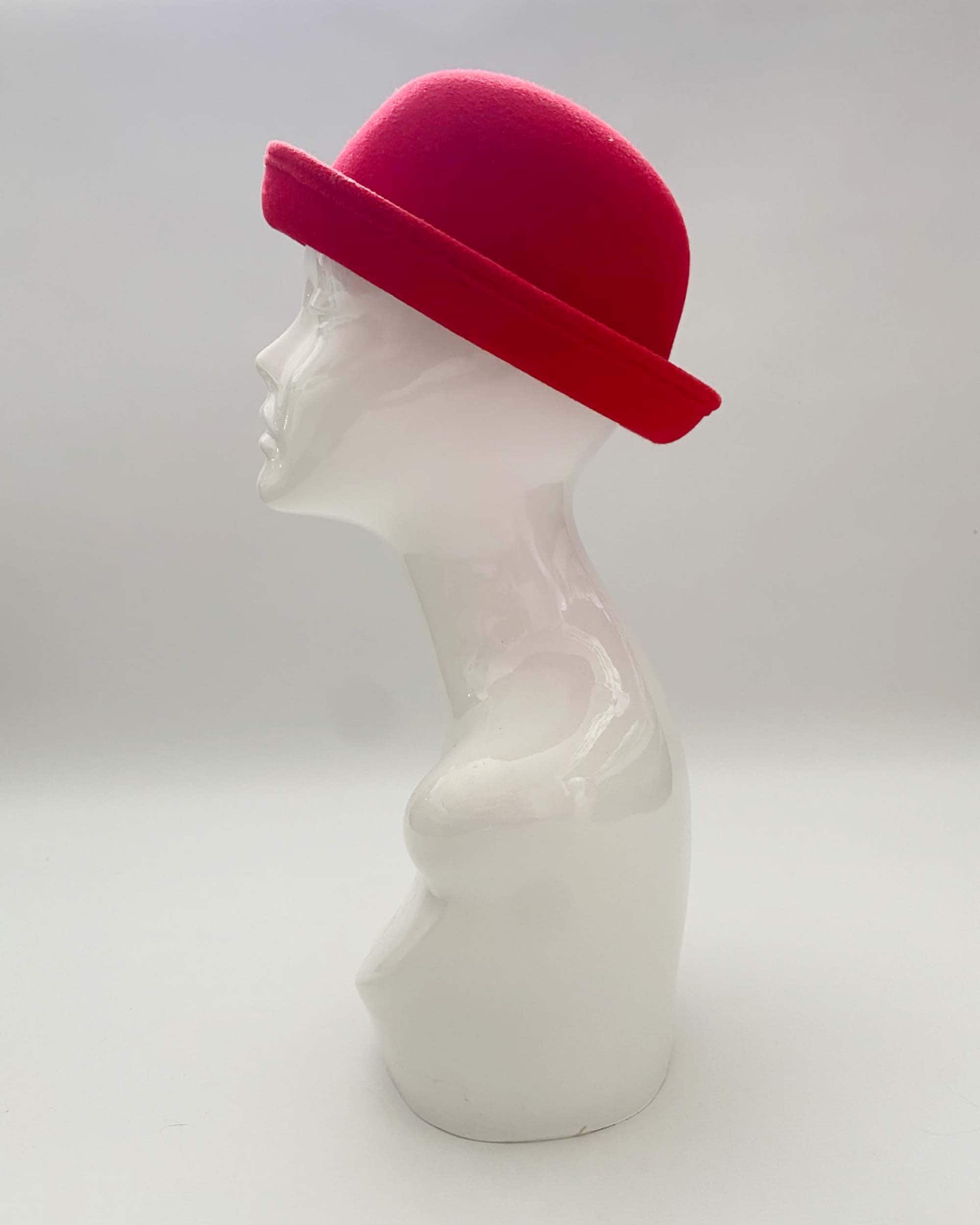 Vintage Red Wool Trilby Hat Burlesque Hat Races Hat Wedding - Etsy