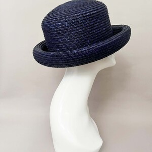 Vintage Formal Hat, Navy Blue Colour Hat, Races Hat, Wedding Hat, Ascot ...
