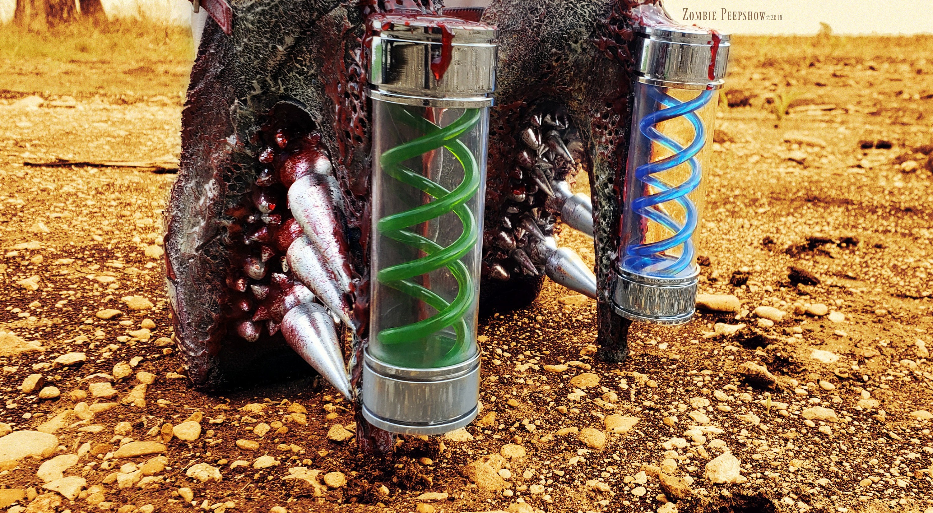 Evil virus Zombie Flesh Spike Pumps - Etsy